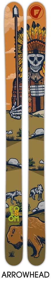 16 NEW Custom Ski Graphics - Folsom Custom Skis